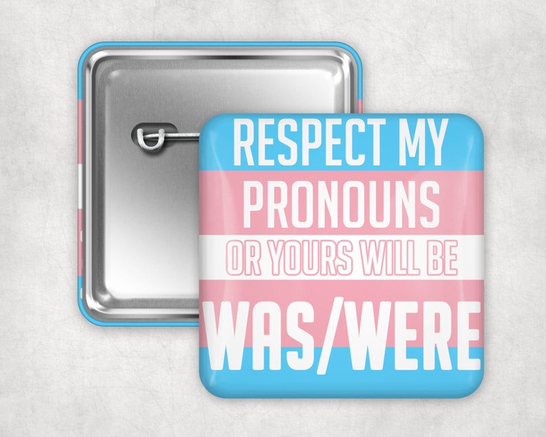 Trans, Lesbian, and Non-binary Buttons - Etsy