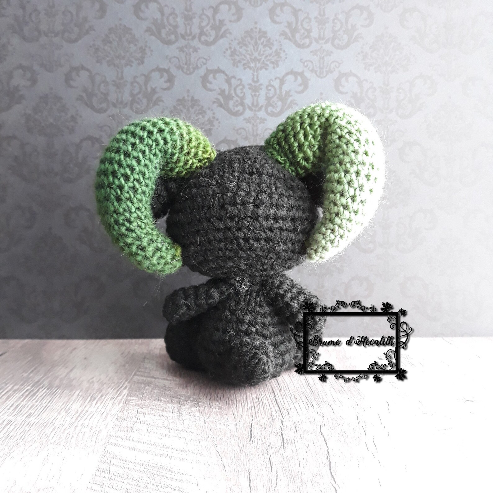 Amigurumi Green Baphomet - Etsy