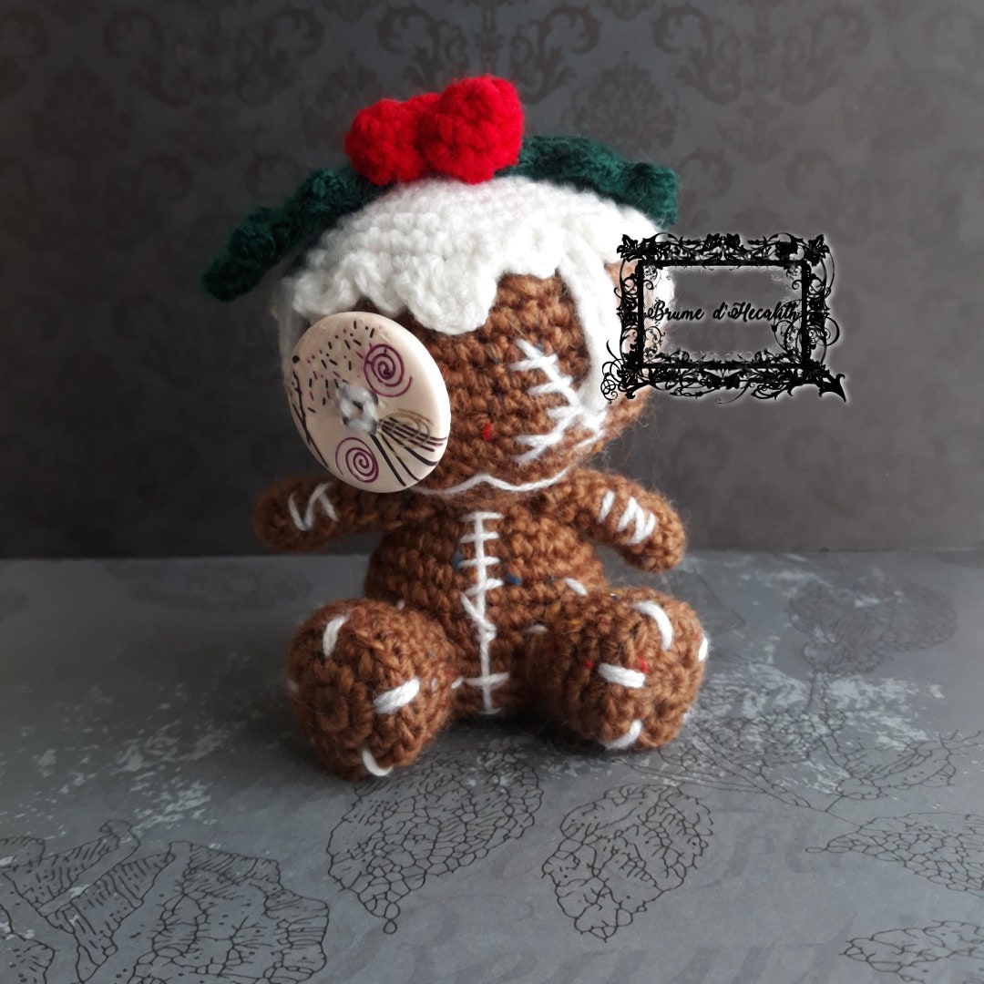 Gingerbread Voodoo Doll – Handmade Amigurumi Plush – Cute Creepy ...