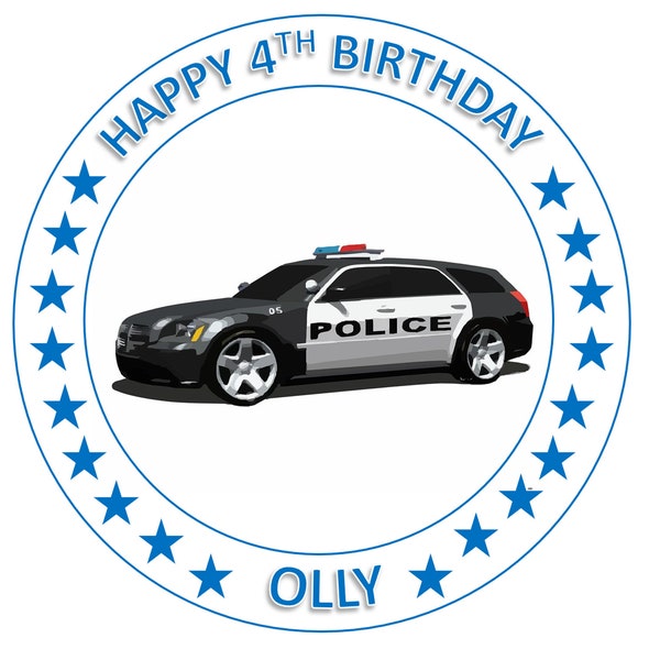 Police Cake Topper - Etsy UK