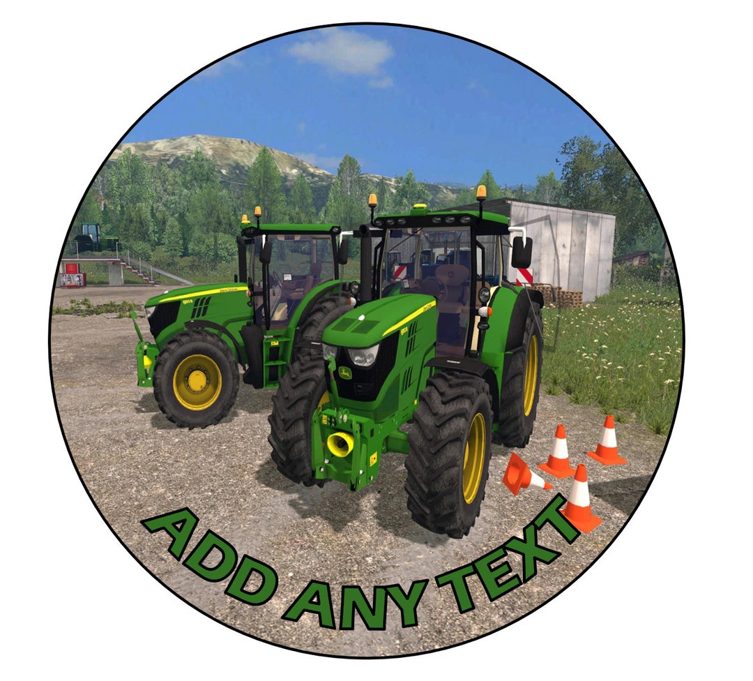 Farming Simulator Cake Edible Icing or Wafer Topper Decoration (fully ...