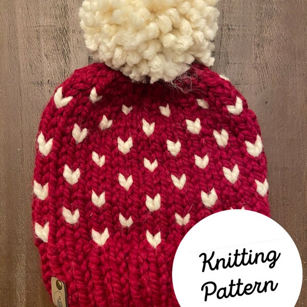 Heart Beanie - Etsy