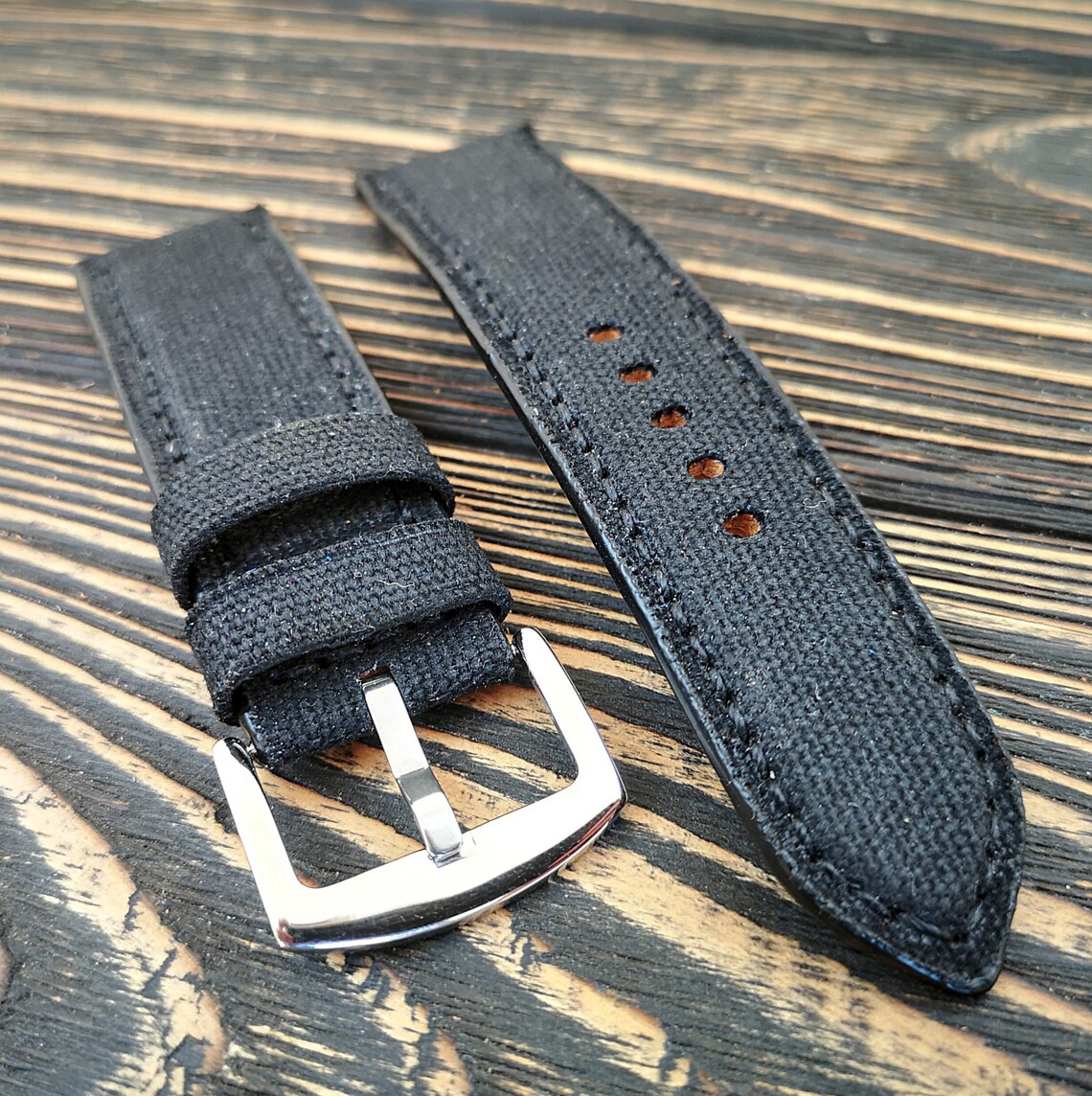 Canvas Watch Strap 16mm18mm20mm 22mm24mm26mm 28mm... - Etsy