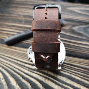 Rally Leather Watch Strap, Minimalist Watch Straps,18mm ,19mm, 20mm ...