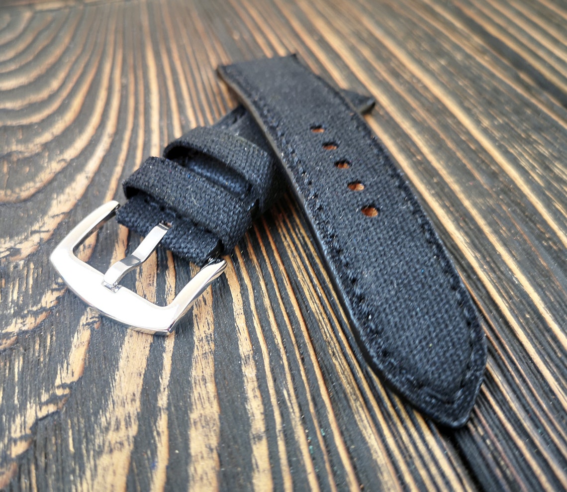 Canvas Watch Strap 16mm18mm20mm 22mm24mm26mm 28mm... - Etsy