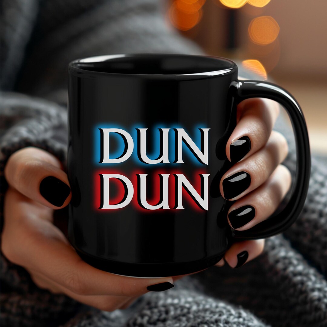 DUN DUN Law and Order SVU Mug, Minimalist True Crime Fan Gift - Etsy