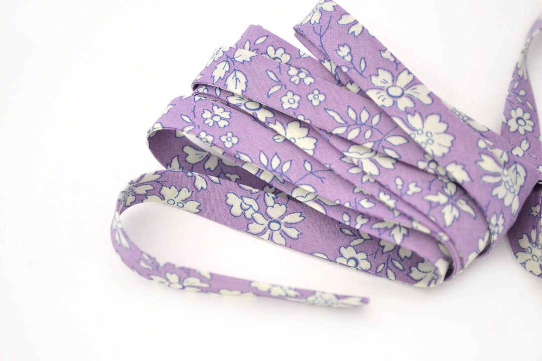 Liberty Capel Mauve Bias Binding by the Meter - Etsy