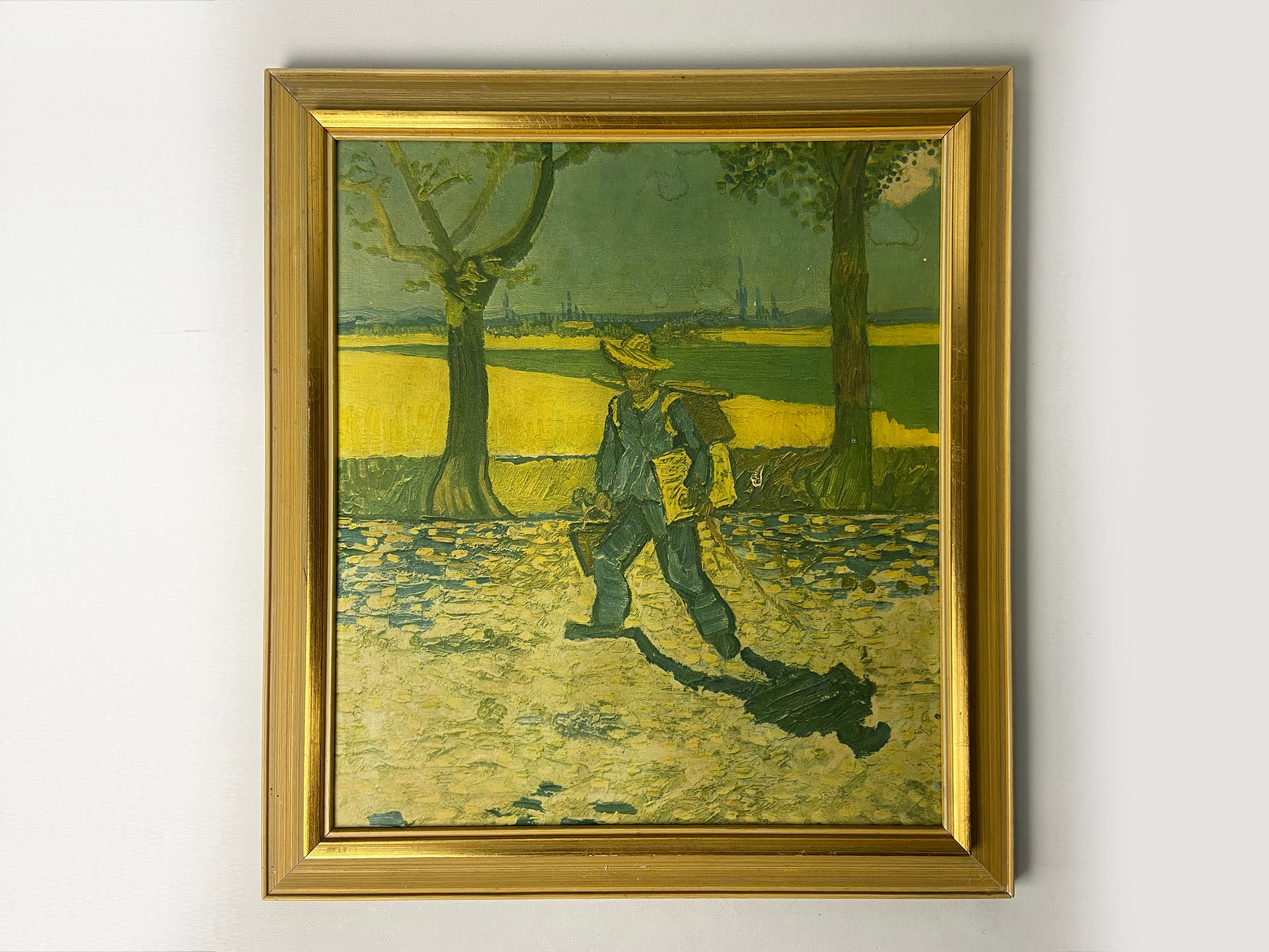 Vintage 50s Reproduction Vincent Van Gogh the Artist on the Road to ...