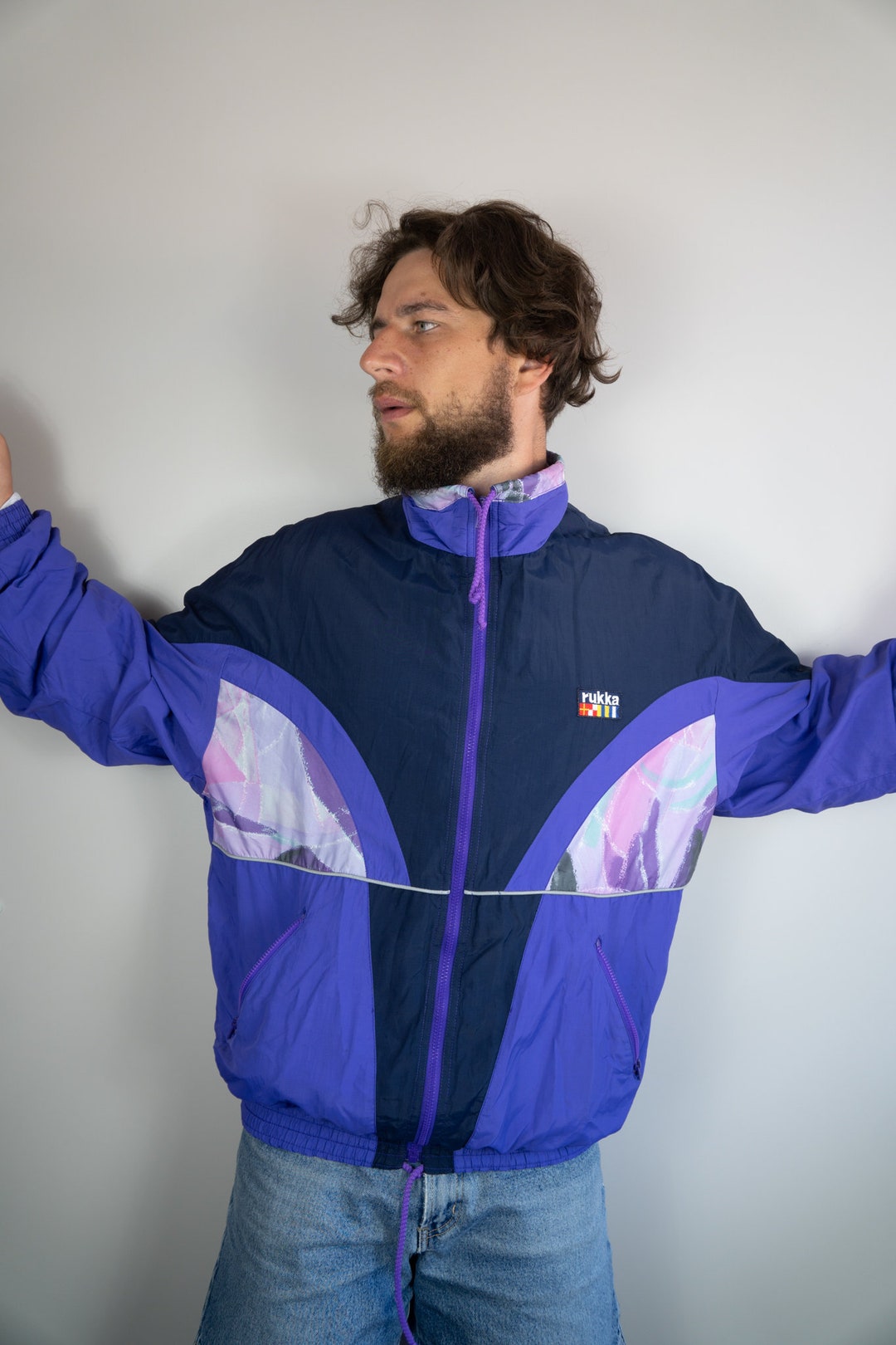 Vintage RUKKA Track Jacket | Vintage Track Top | Vintage Tracksuit ...