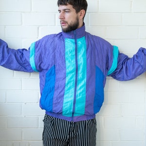 Vintage Track Jacket Vintage Track Top Vintage Tracksuit Old School ...