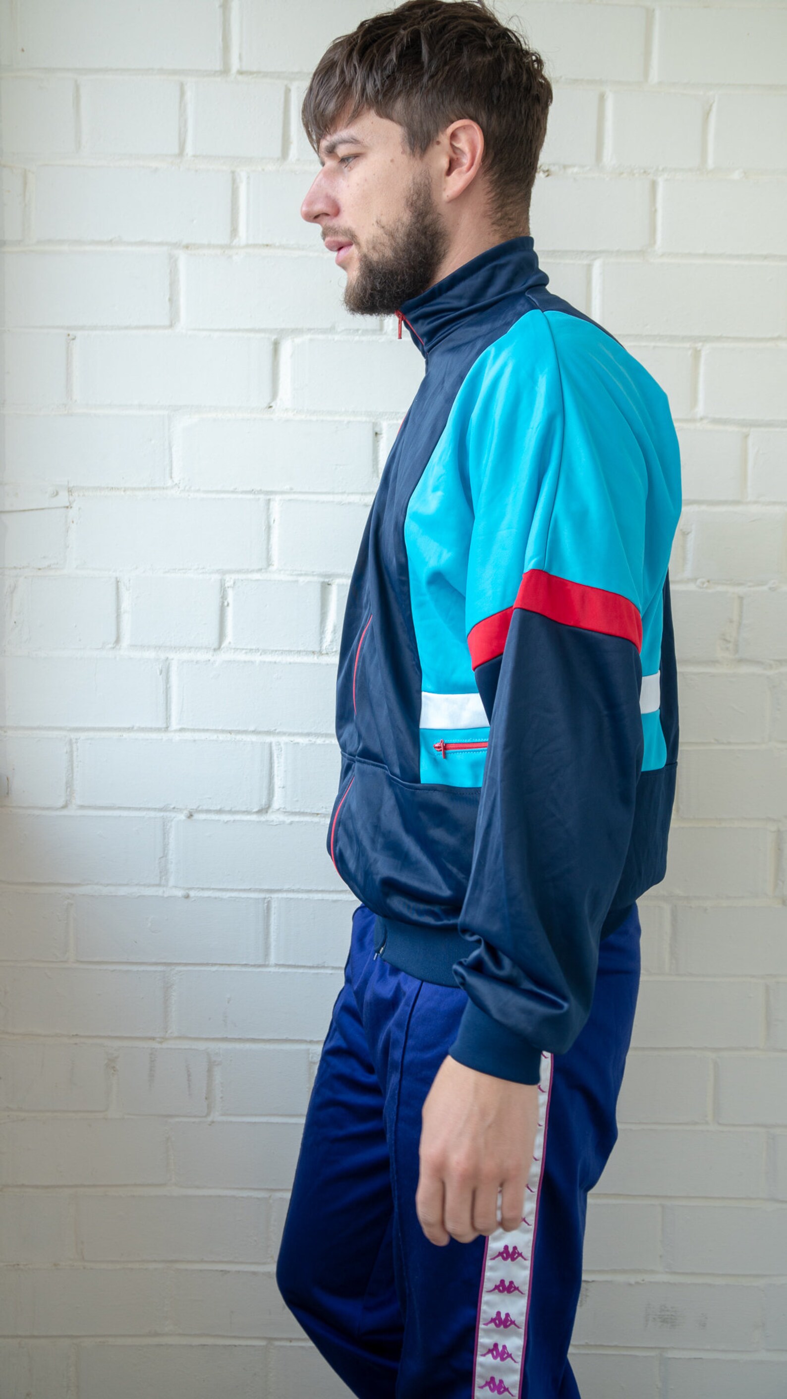 Vintage Tracksuit Vintage Track Top Old School Tracksuit - Etsy