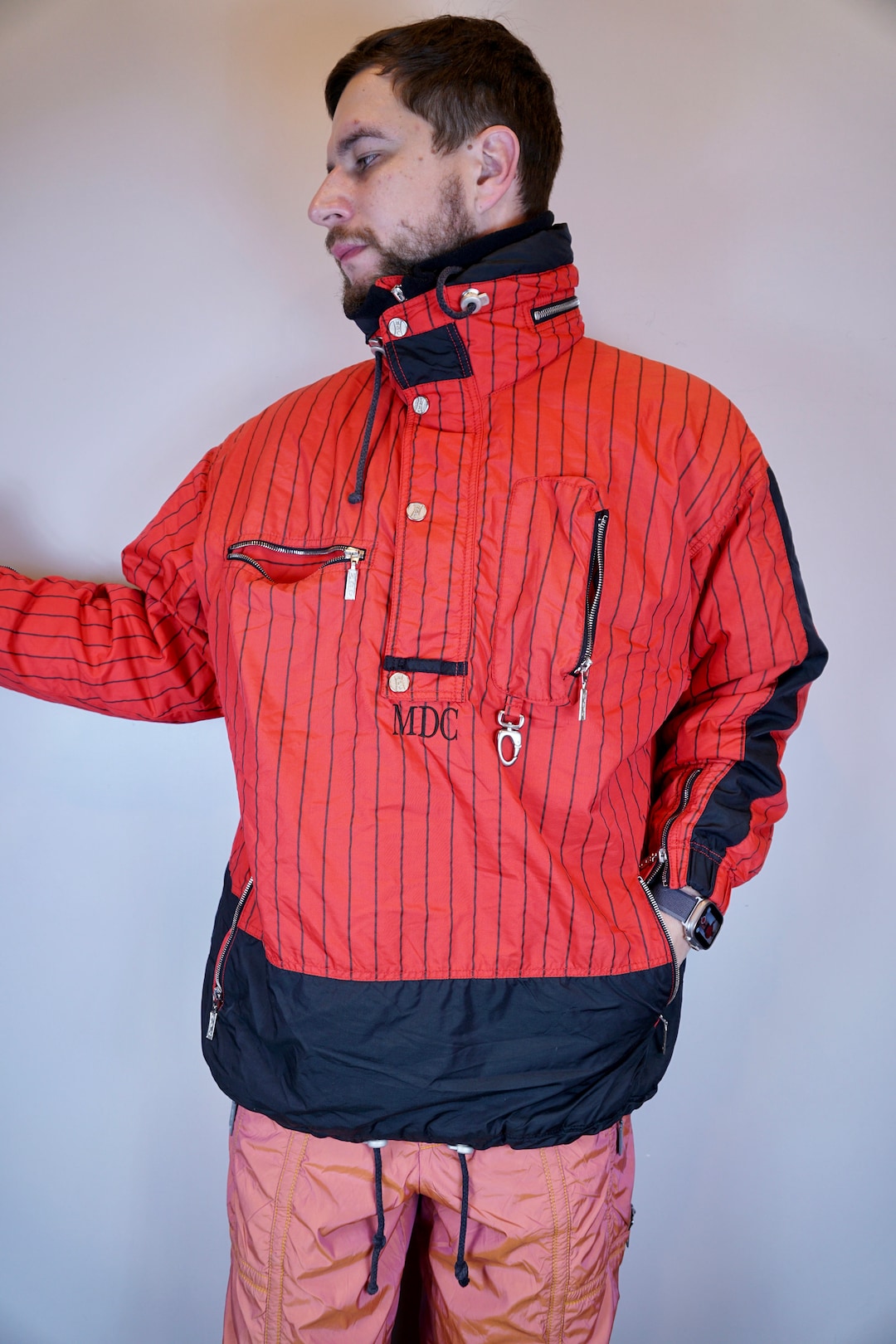 Vintage Ski Jacket by MDC | Retro Ski Jacket | Snowboarding Jacket ...