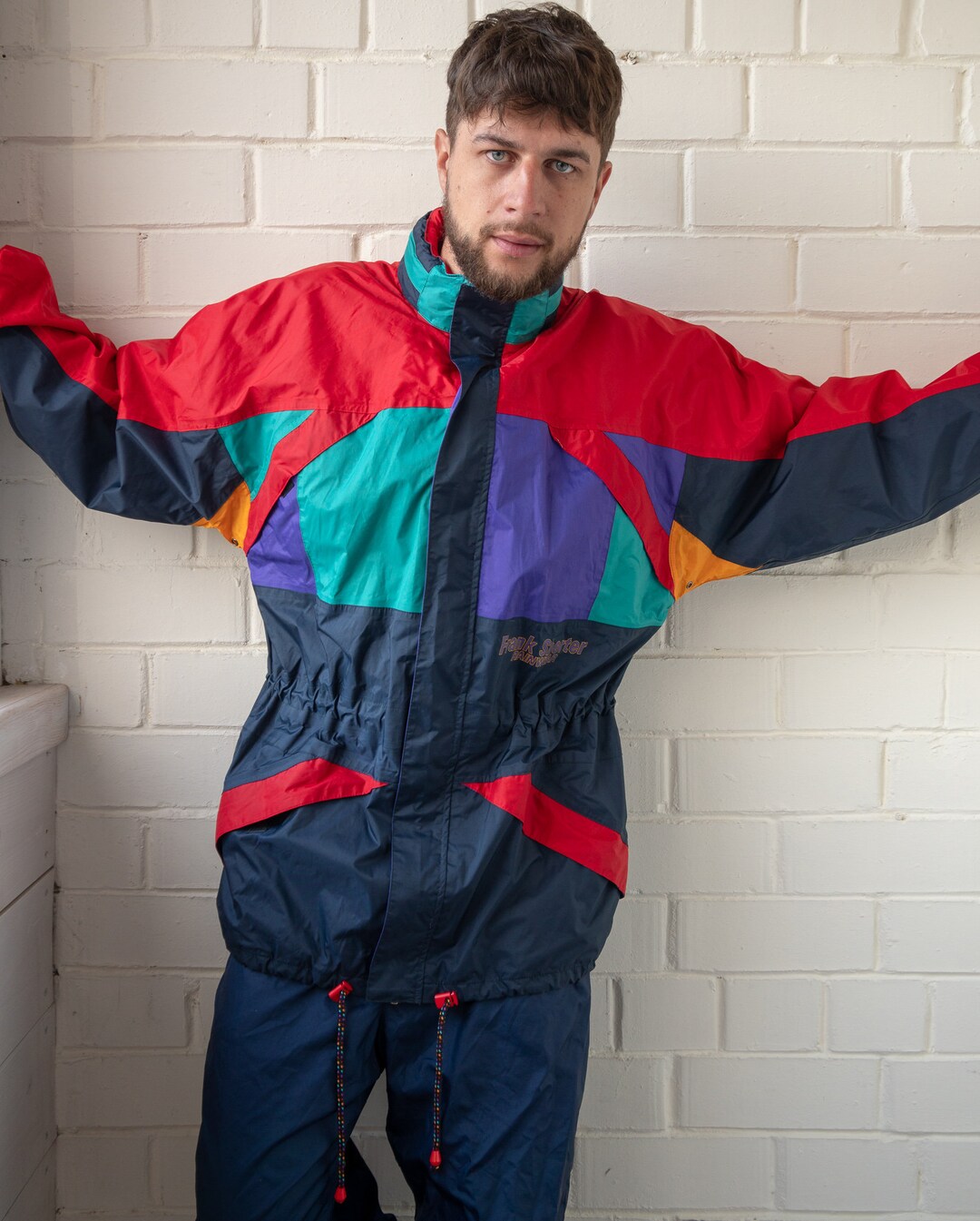 Vintage Unisex Windbreaker Raincoat | Vintage Track Top | Vintage Rain ...