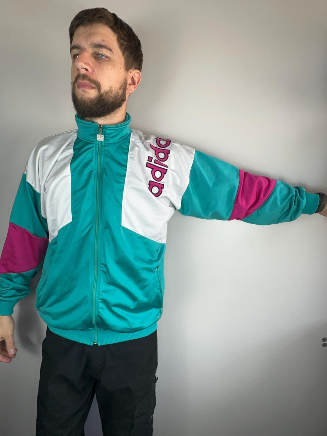 Vintage ADIDAS Track Jacket Vintage Track Top Vintage Adidas Tracksuit ...