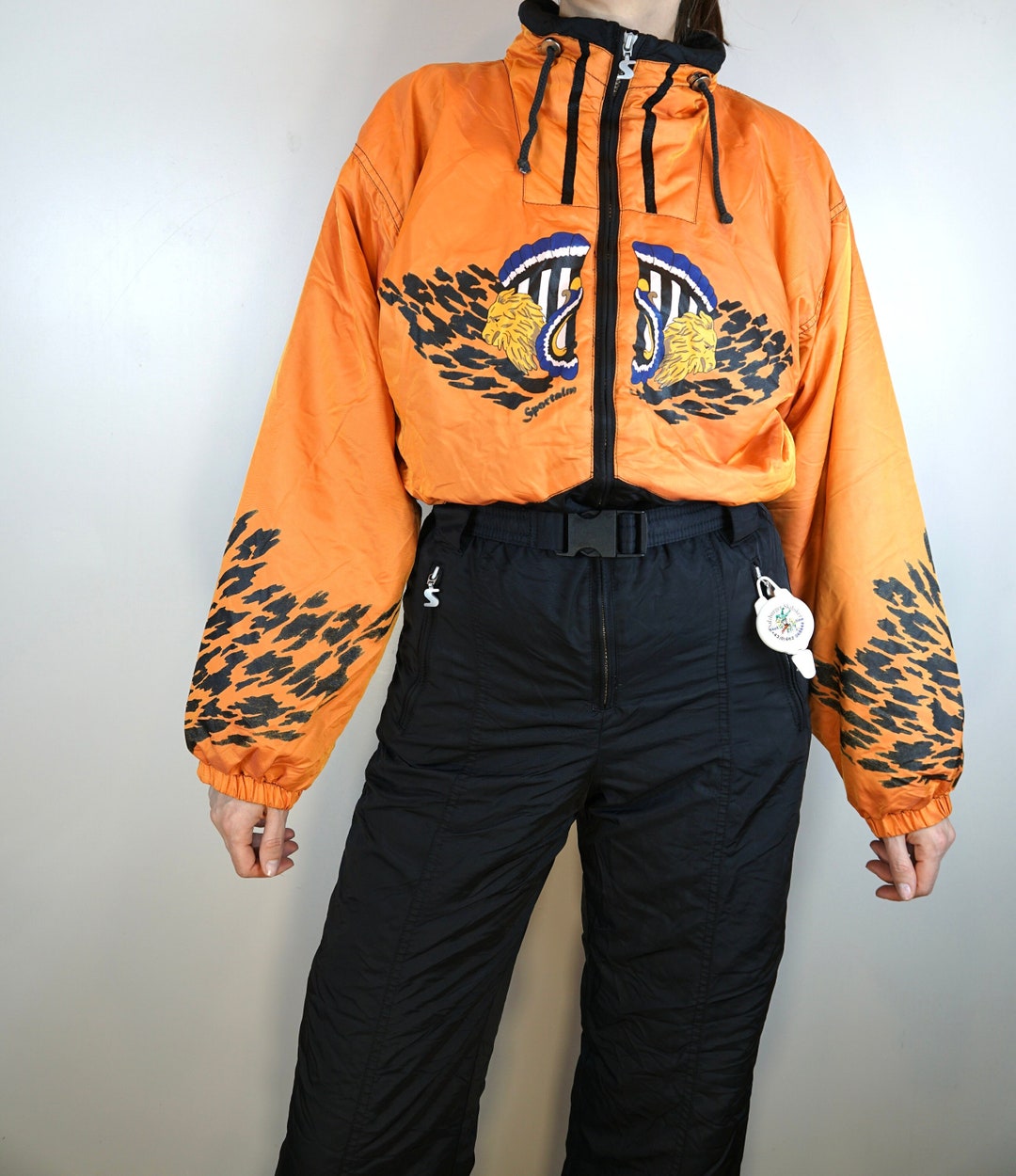 Vintage Sportalm Ski Suit Multi Colour Ski Suit Snowboarding Suit ...