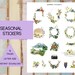 Four Seasons Printable Sticker Sheet Seasonal Planner Stickers ...