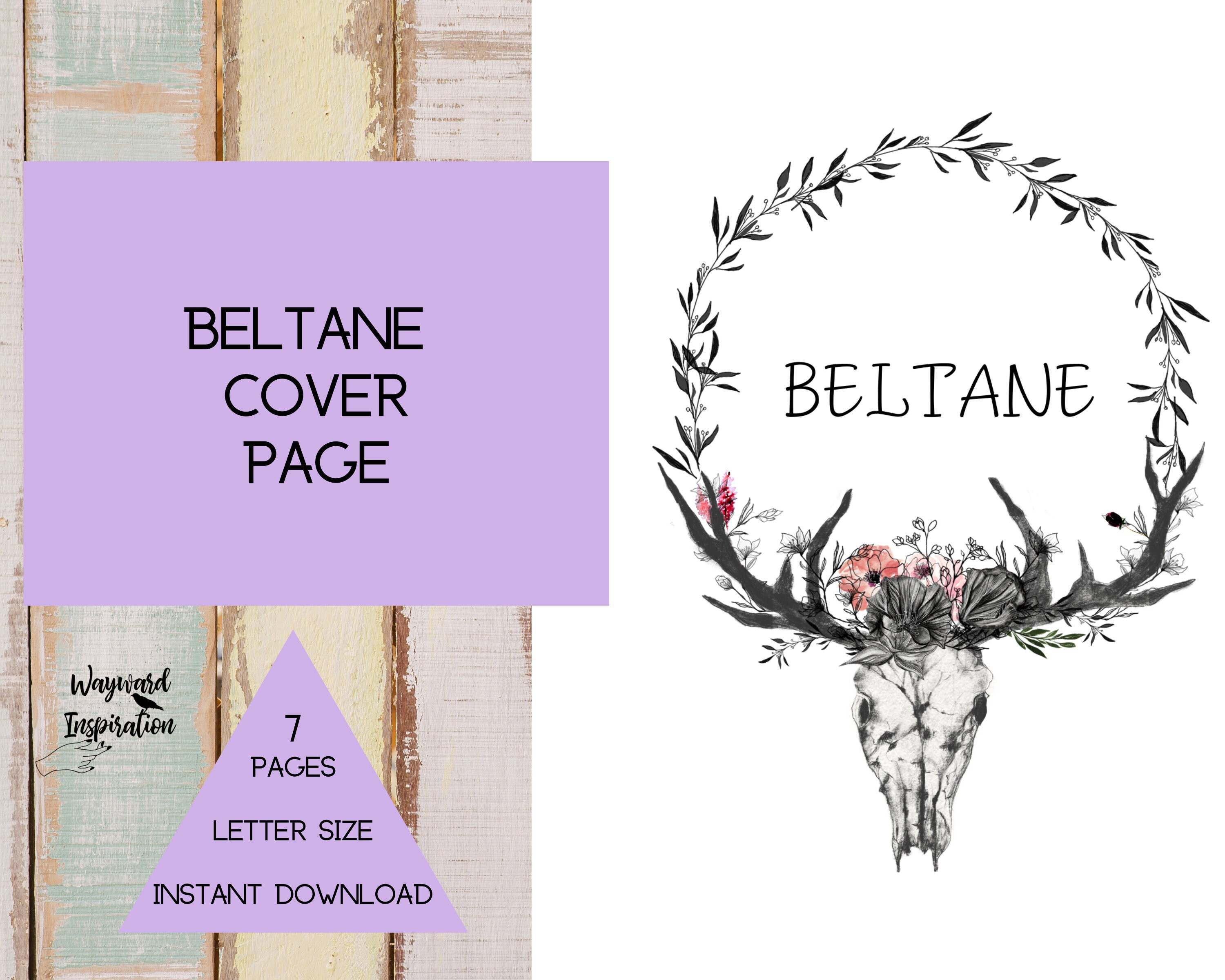 Beltane Book of Shadows Pages Beltane Rituals Printable - Etsy