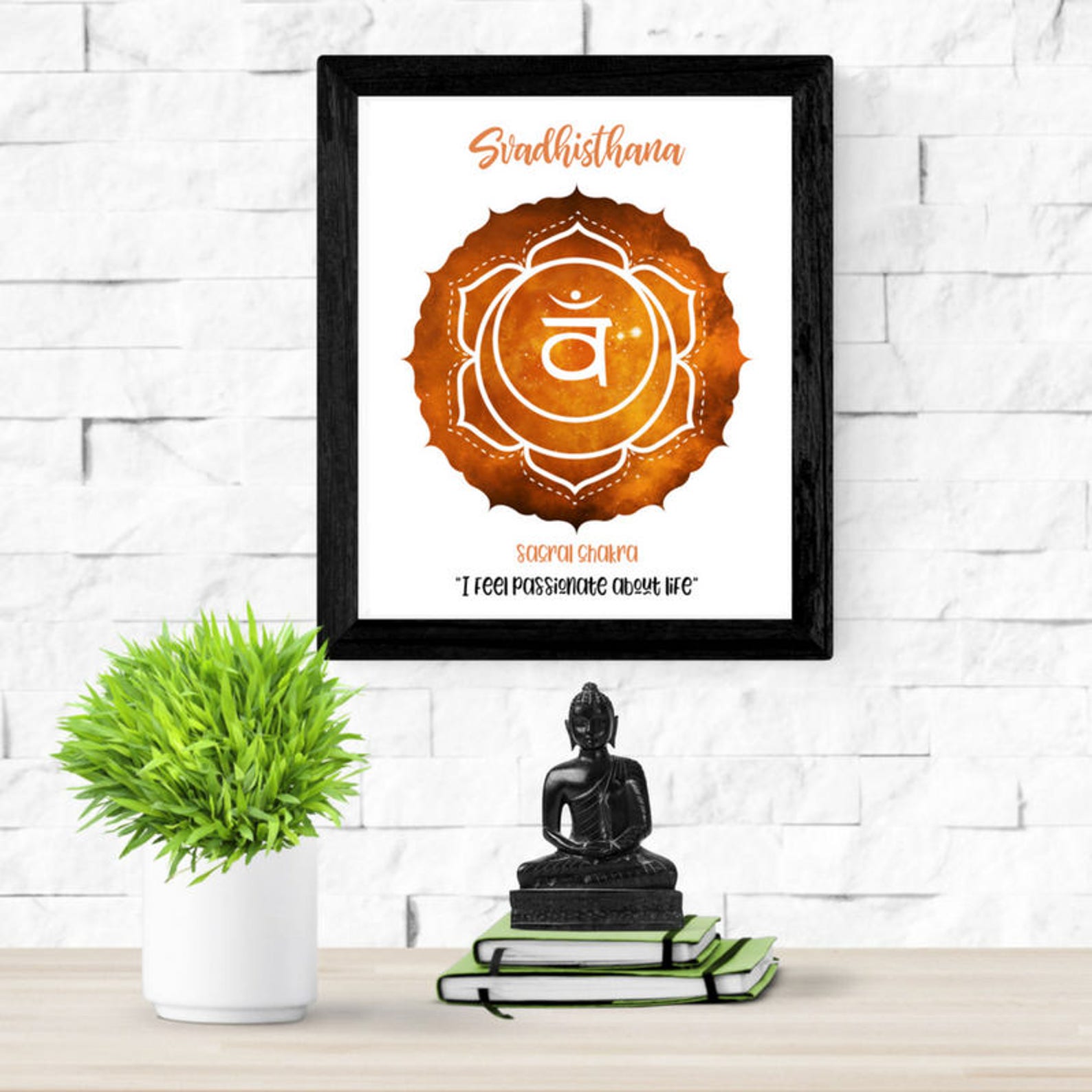 Sacral Chakra Print 2nd Chakra Sex Chakra Art Print Etsy
