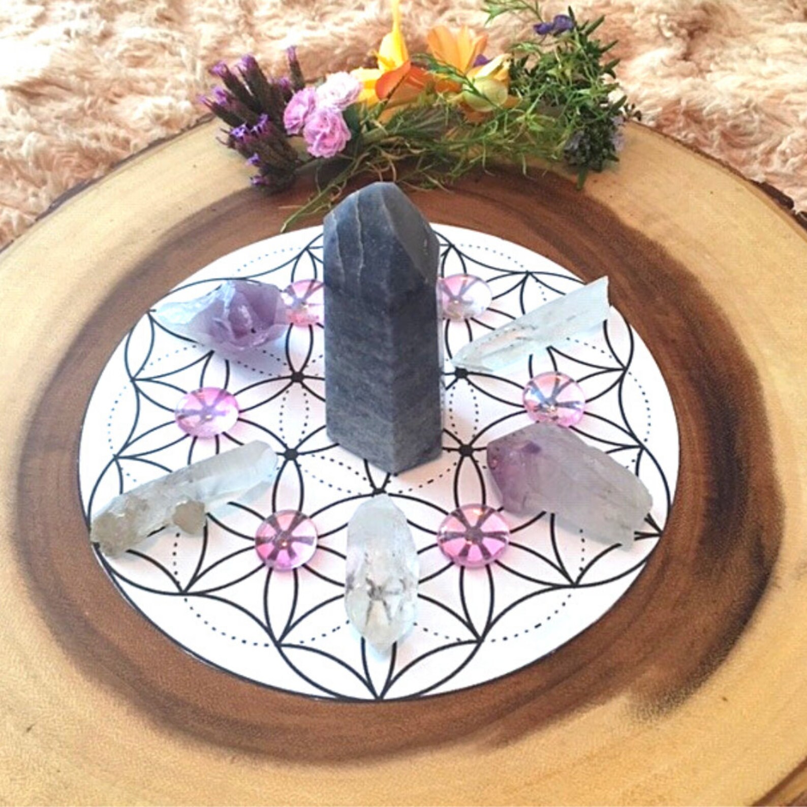 Crystal Grid Layout Sacred Geometry Printable Book of | Etsy