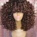Sandy Afro Curly/ Rod Set 100% Handmade Crochet Wig - Etsy