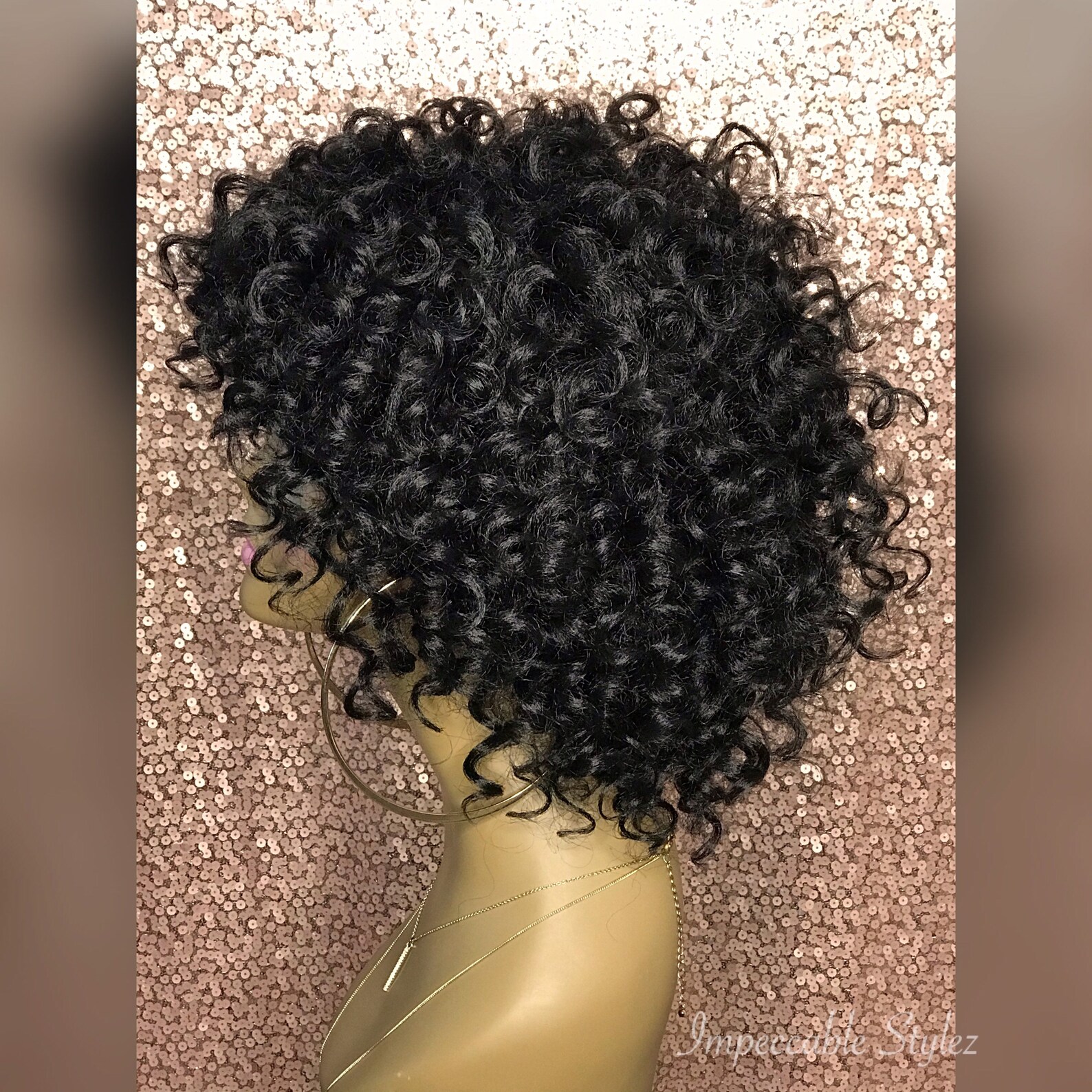 Nala afro Curly 100% Handmade Crochet Wig - Etsy