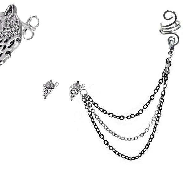 Wolf Ear Cuff - Etsy