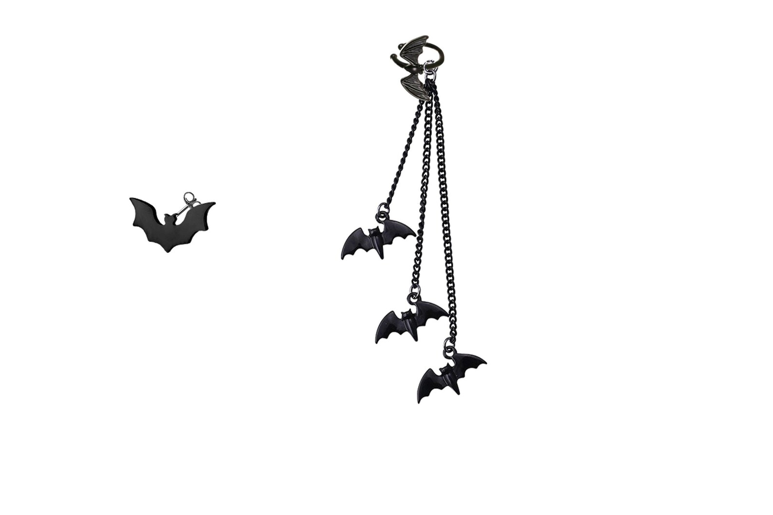 Ear Cuff Bat With Chains of Darkness, Several Models and Clips to ...