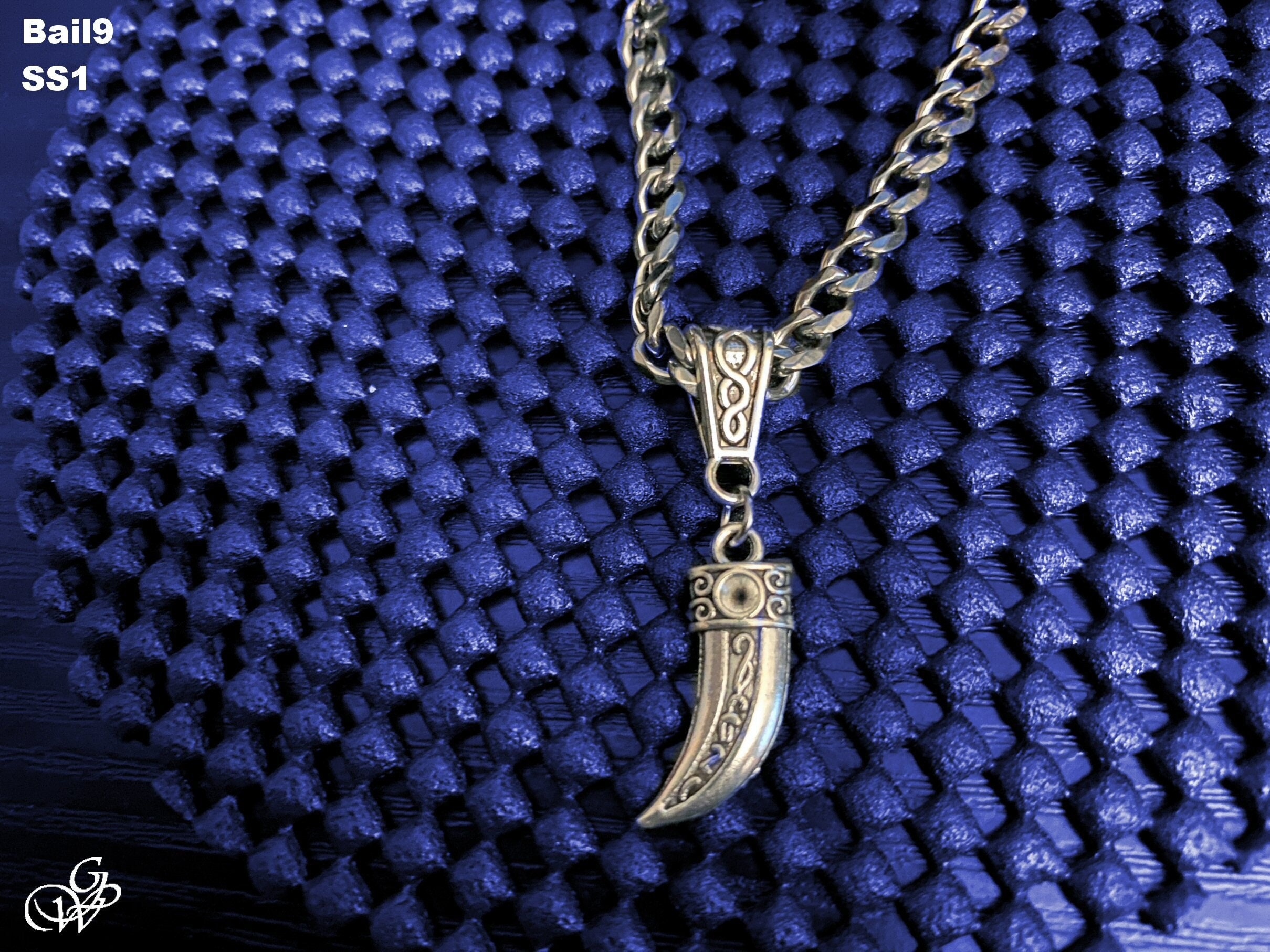 Vintage Viking Horn Necklace, Bail and Chain of Your Choice - Etsy