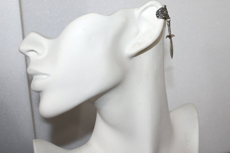 Ear Cuff Vintage Medieval Fantasy Elven Dagger - Etsy