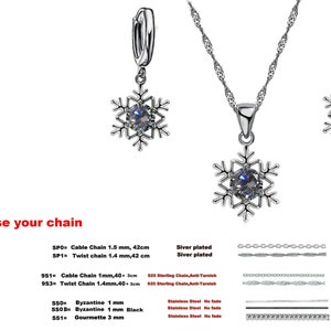 Frozen Snowflakes Jewelry Set With Diamond Topaz for a Winter Queen - Etsy