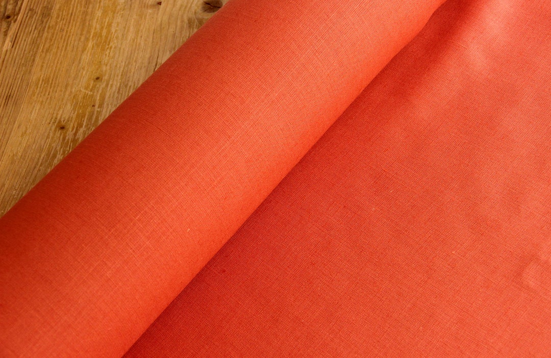 Ropa de cama estructural Tela Canela 100% lino 50 cm x 150 cm - Etsy España