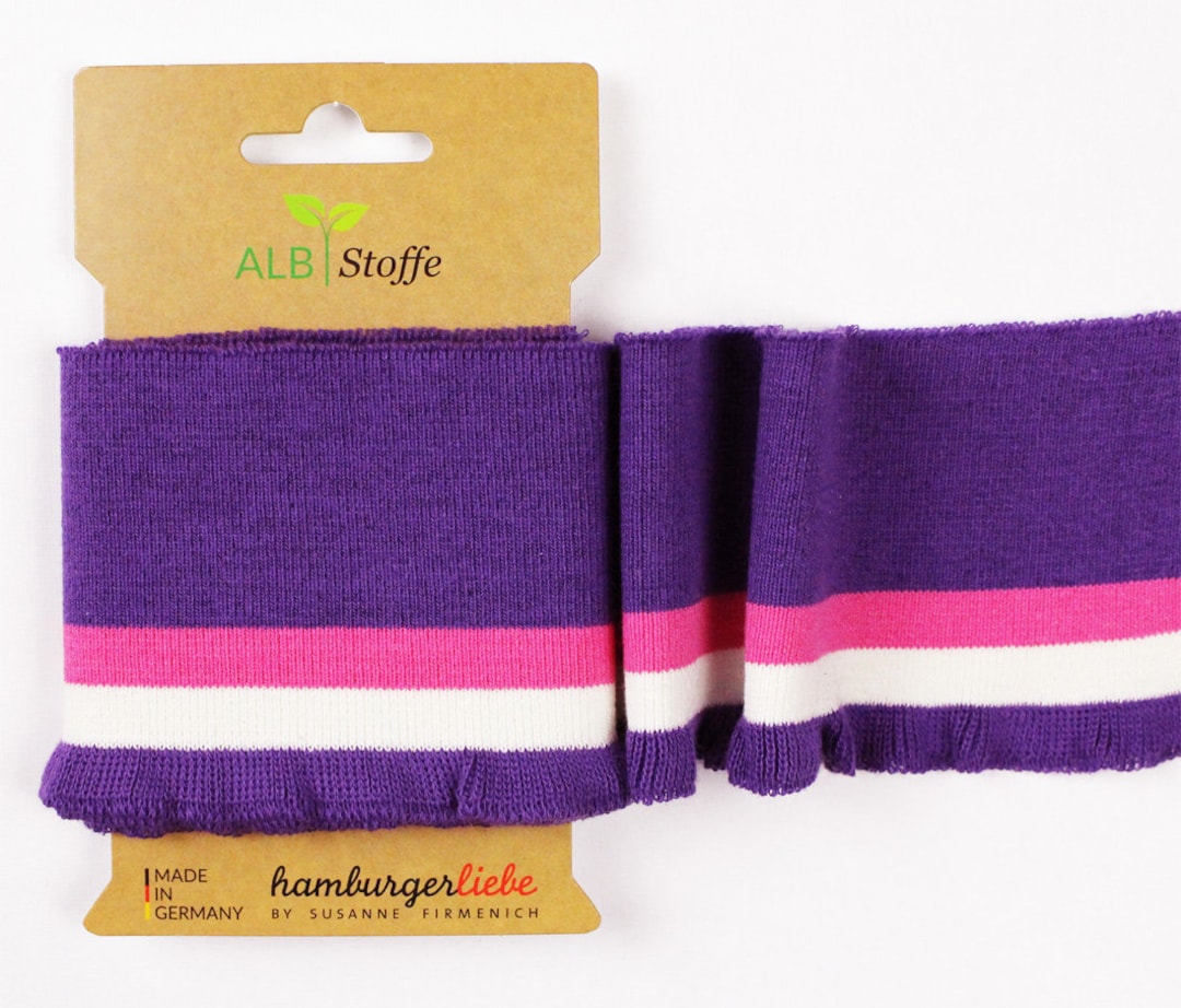 Cuff Me Frill Cuffs Albstoffe No. 16 Purple - Etsy