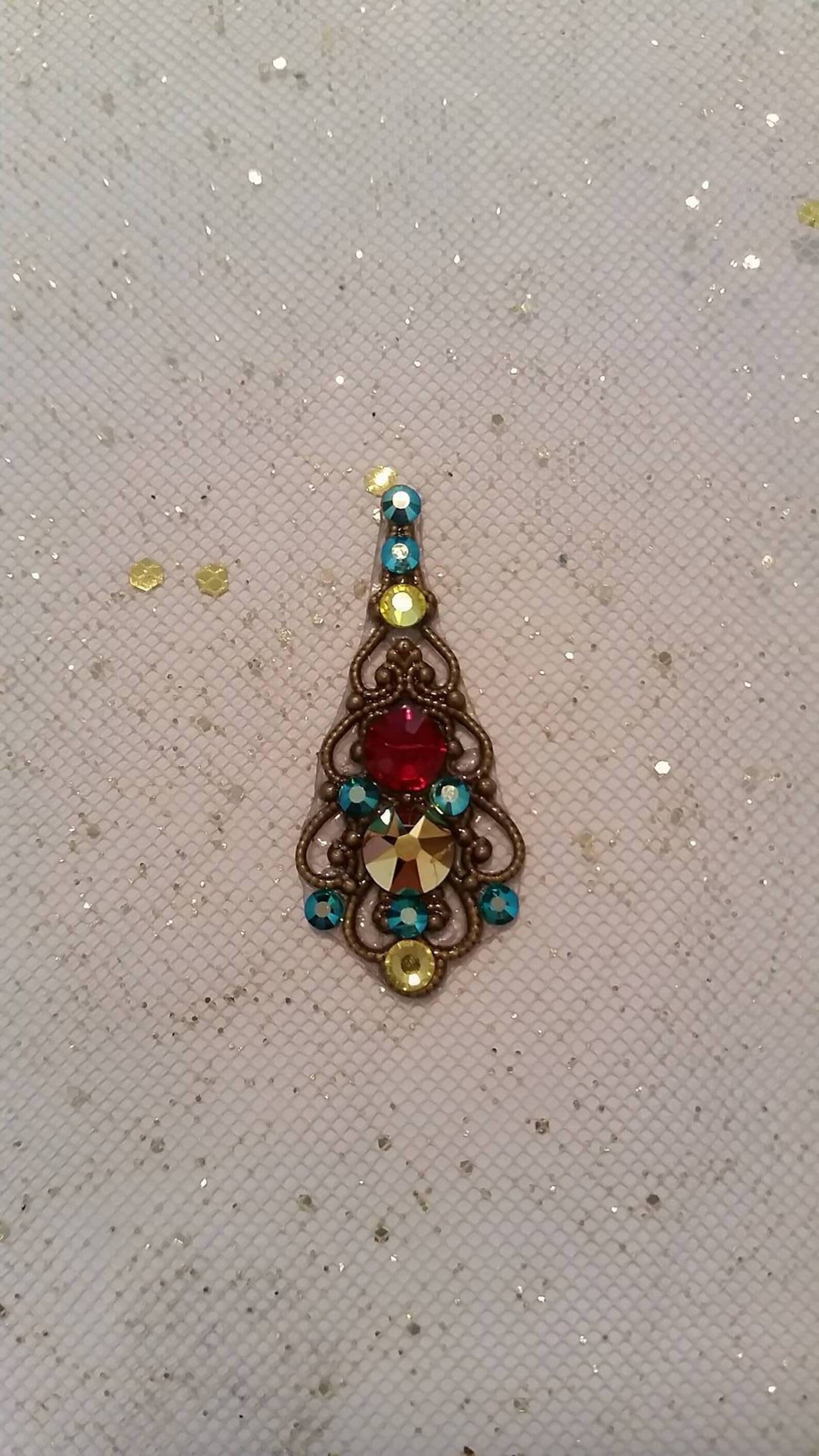 Tribal Fusion Belly Dance Bindi, Tribal Bindi - Etsy