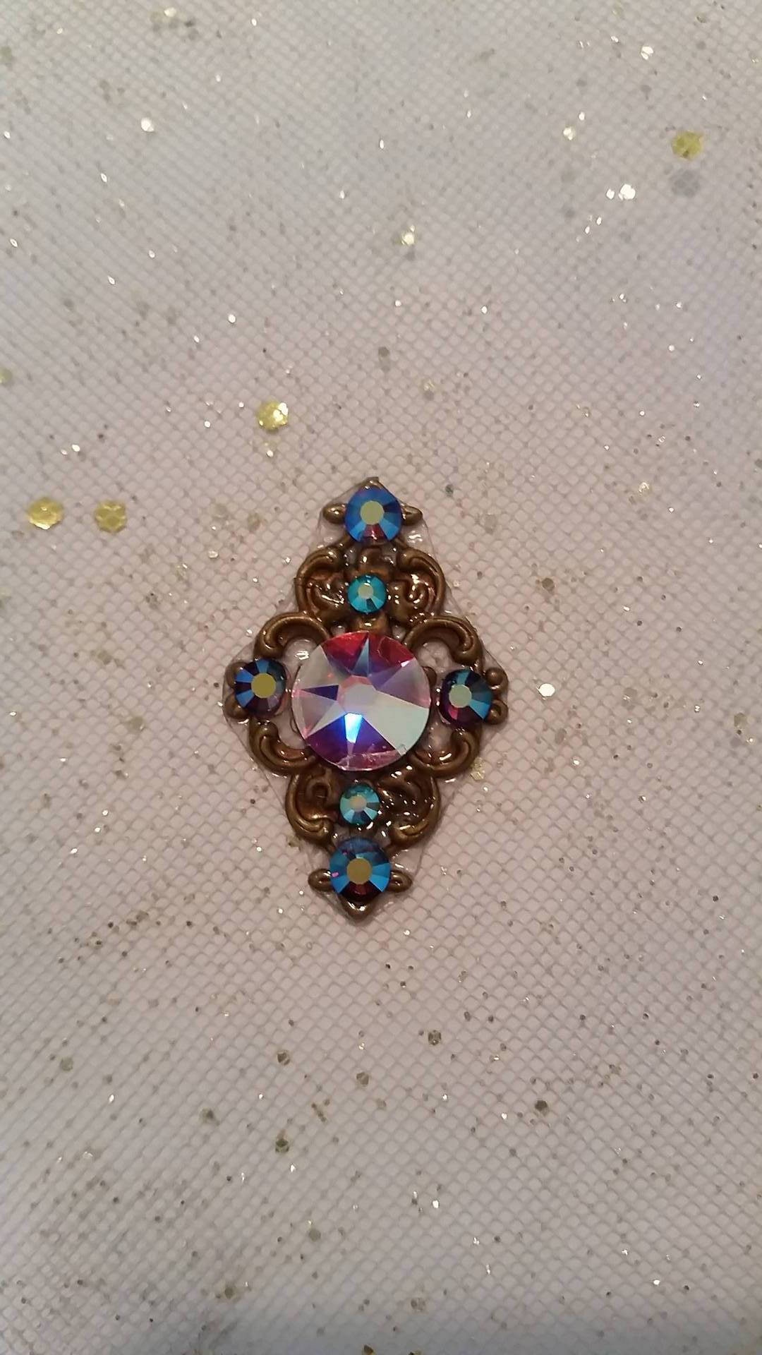 Tribal Fusion Belly Dance Bindi, Tribal Bindi - Etsy