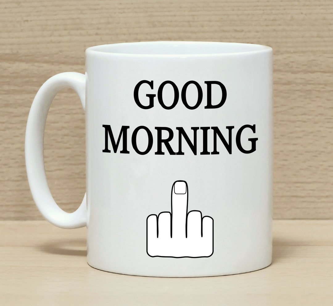 Funny Mug Mug With Saying Middle Finger Mug Funny Coffee - Etsy