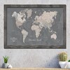 Magnetic Travel Tracker World Map | Personalized & Framed Map ...