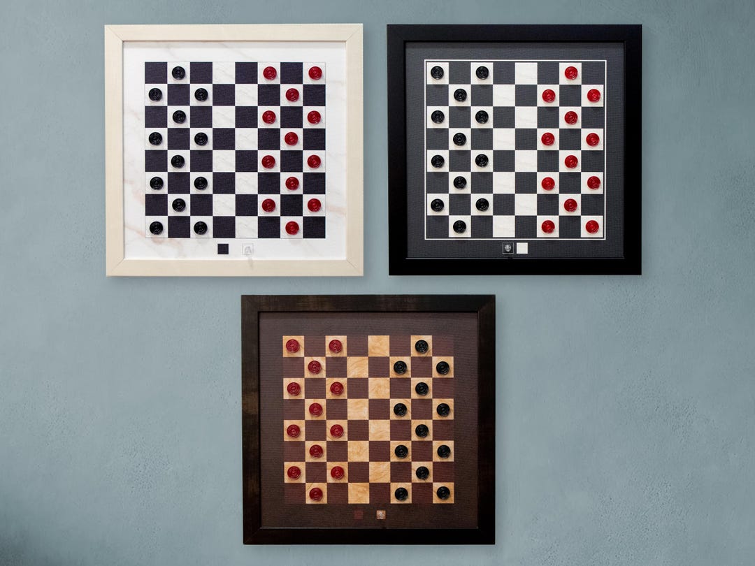 5 Styles | Magnetic Checkers Game | Our Unique Wall Checkers Game is a ...