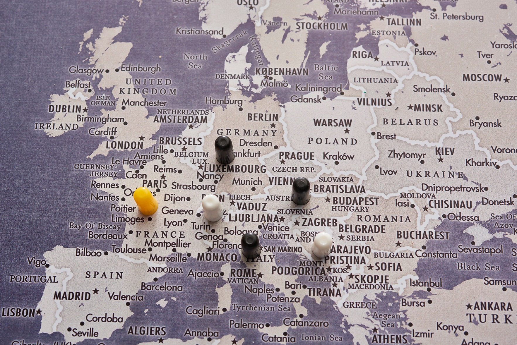 Magnetic Travel Tracker World Map: Personalized Push Pin Board - Etsy