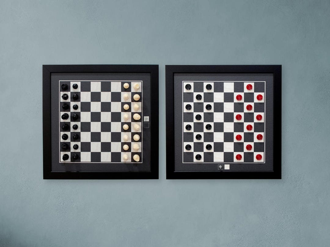 Magnetic Checkers and Magnetic Chess Combo Set | Hanging Wall Home ...