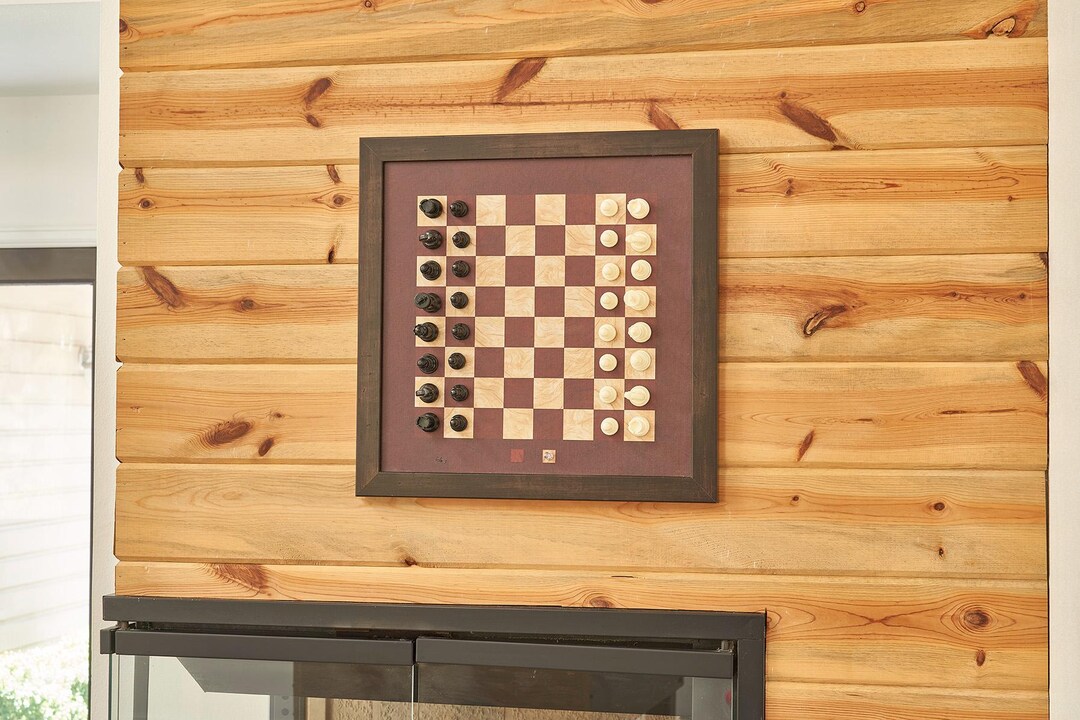 Magnetic Wall Mounted Chess Set: Unique Statement Piece - Etsy