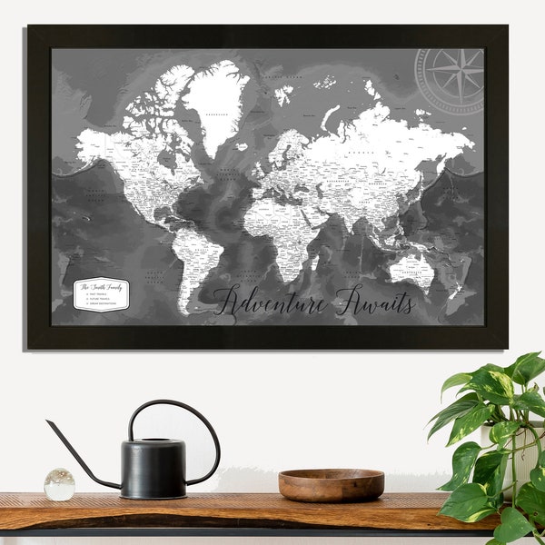 Distressed Map - Etsy