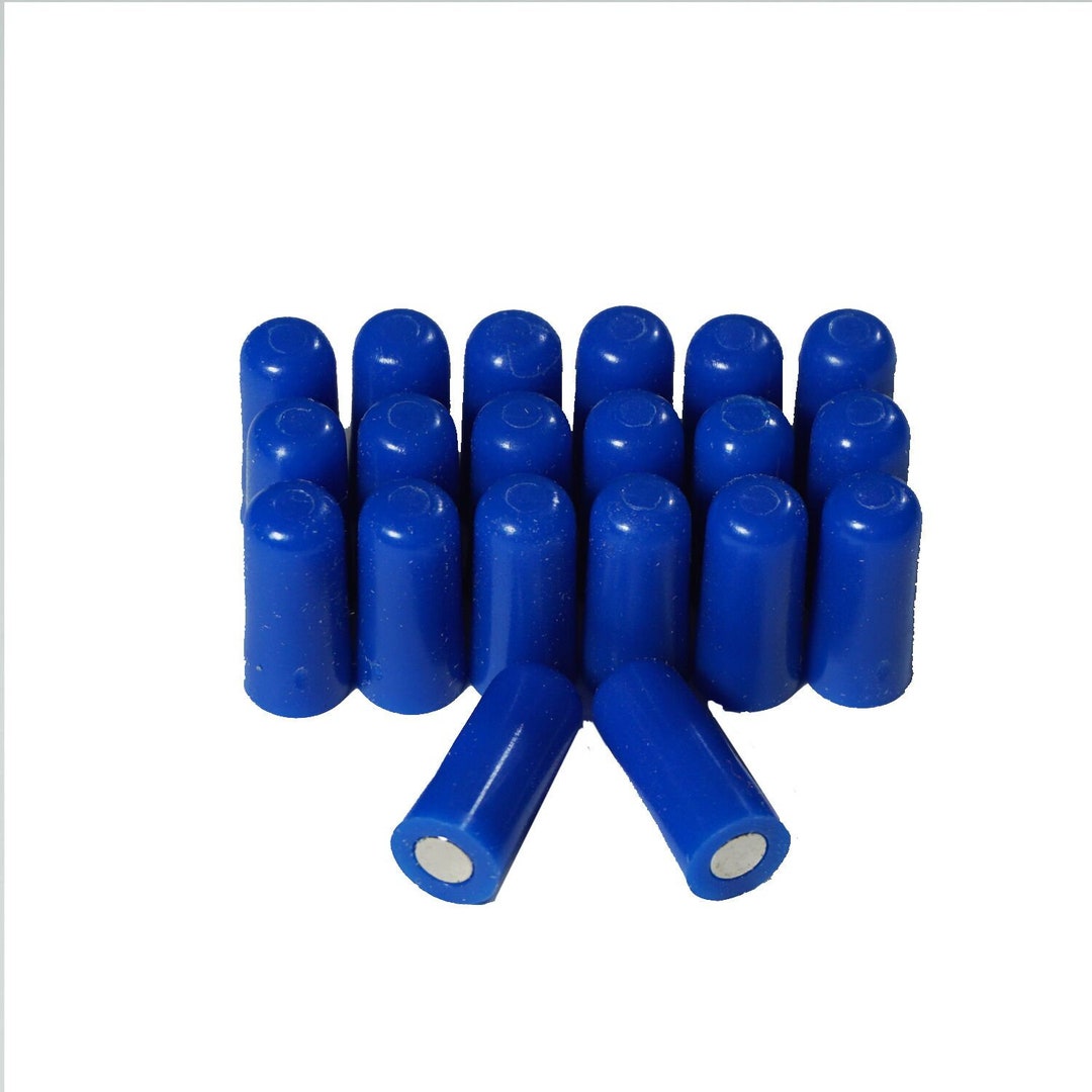 Round Pin Magnets | Packs of 20 or 30 | Available in Blue, Red and ...