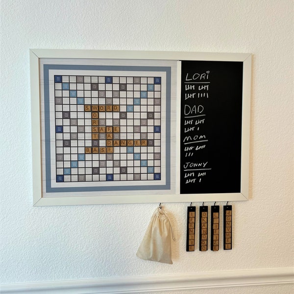 Wall Scrabble Board - Shop Online - Etsy
