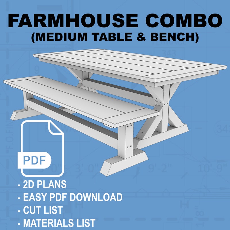 Kitchen Table Plans - Etsy