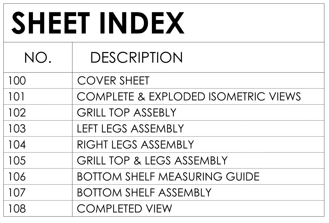 Barbeque (grill) Side Table - 2d PDF Plans - Etsy