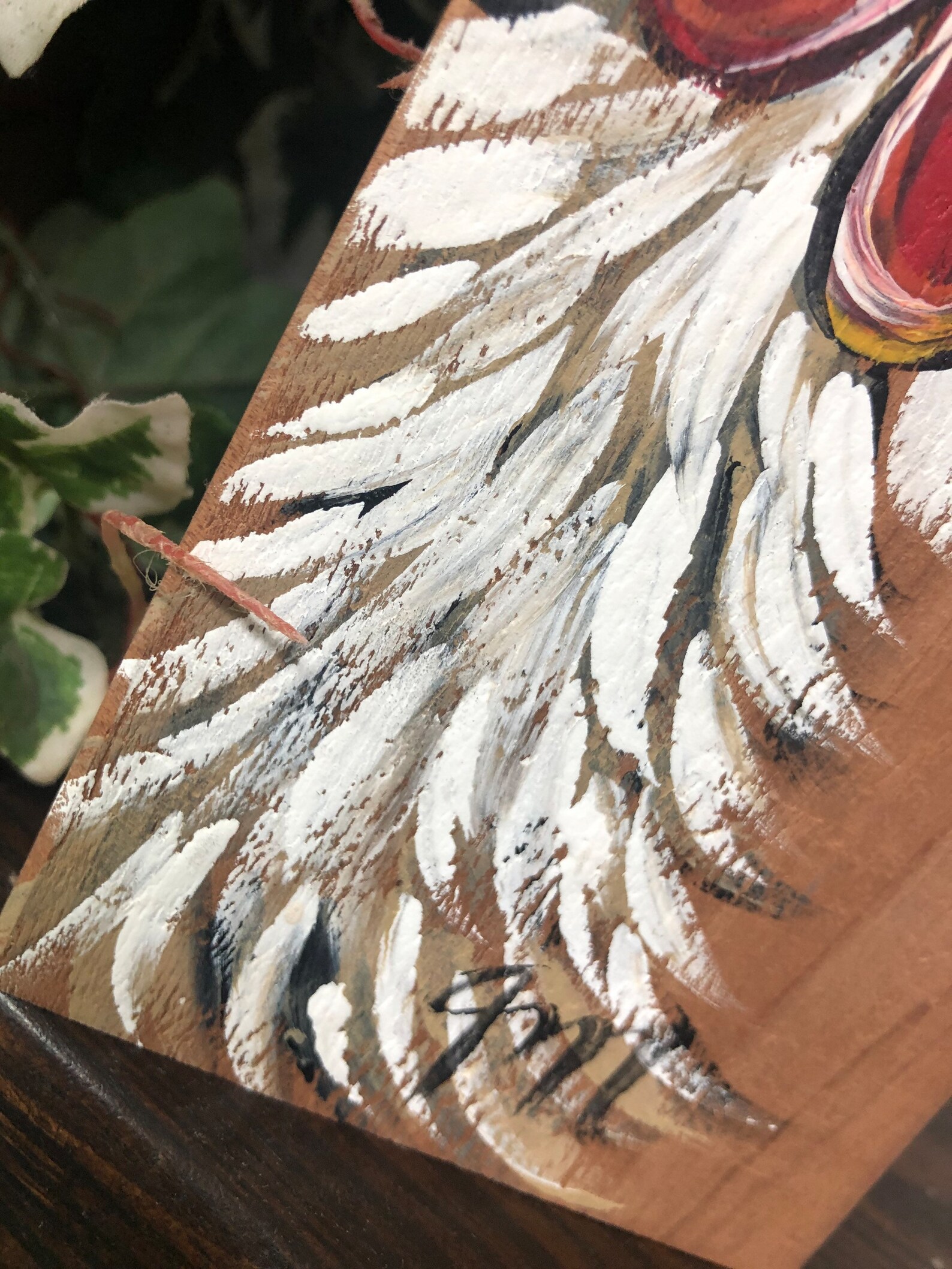 Farmhouse Rooster, Whimisical Rooster, Farm Animal, Hand Painted - Etsy