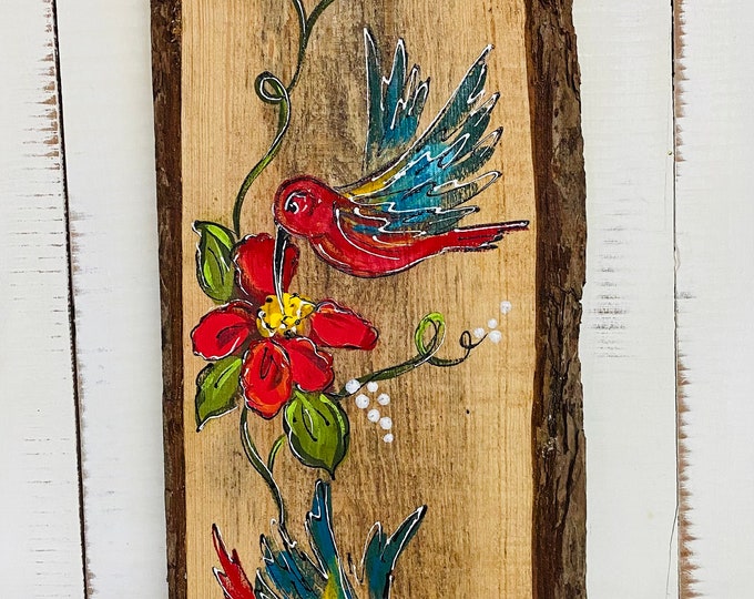 Humming Bird Porch Leaner / Spring Summer - Etsy