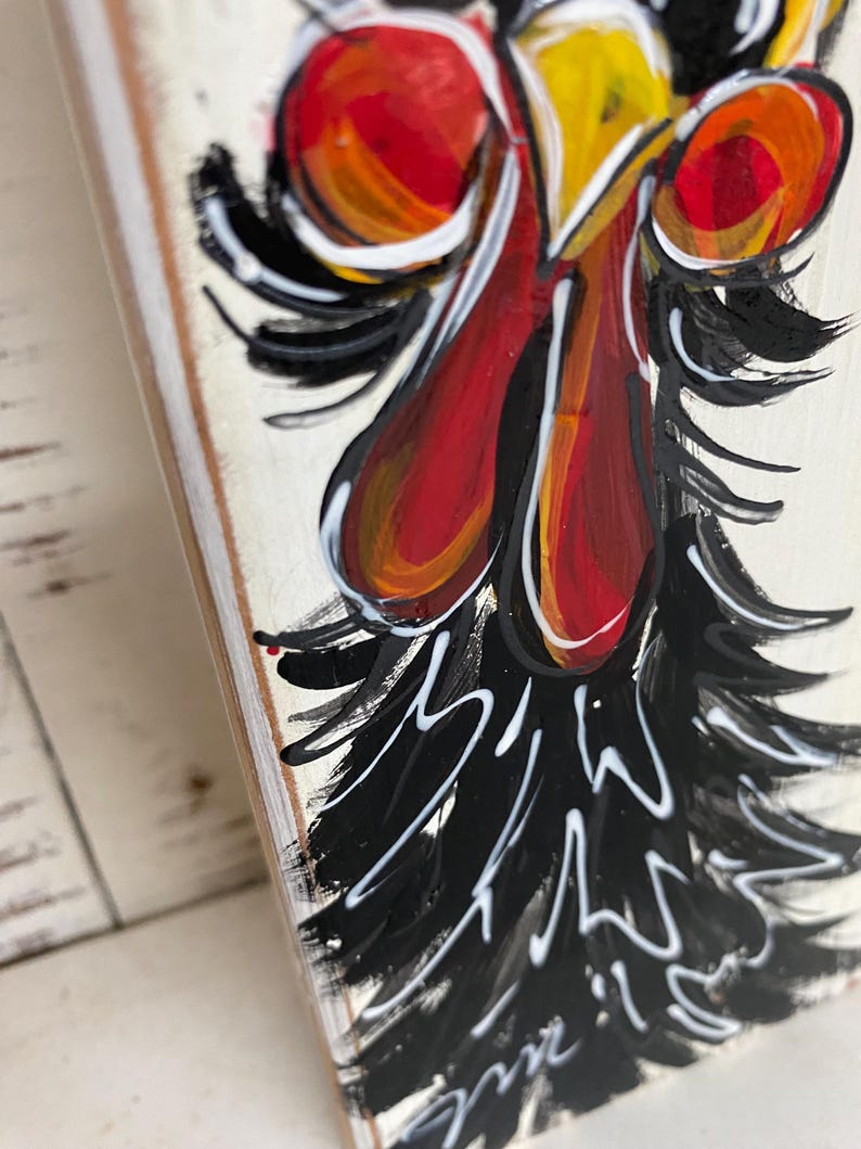 Farm House Rooster Whimsical Home Decor - Etsy