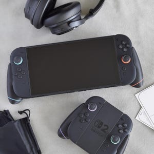 Split Grips for Switch 2 - Full Size Pro Controller Comfort, Convenient ...