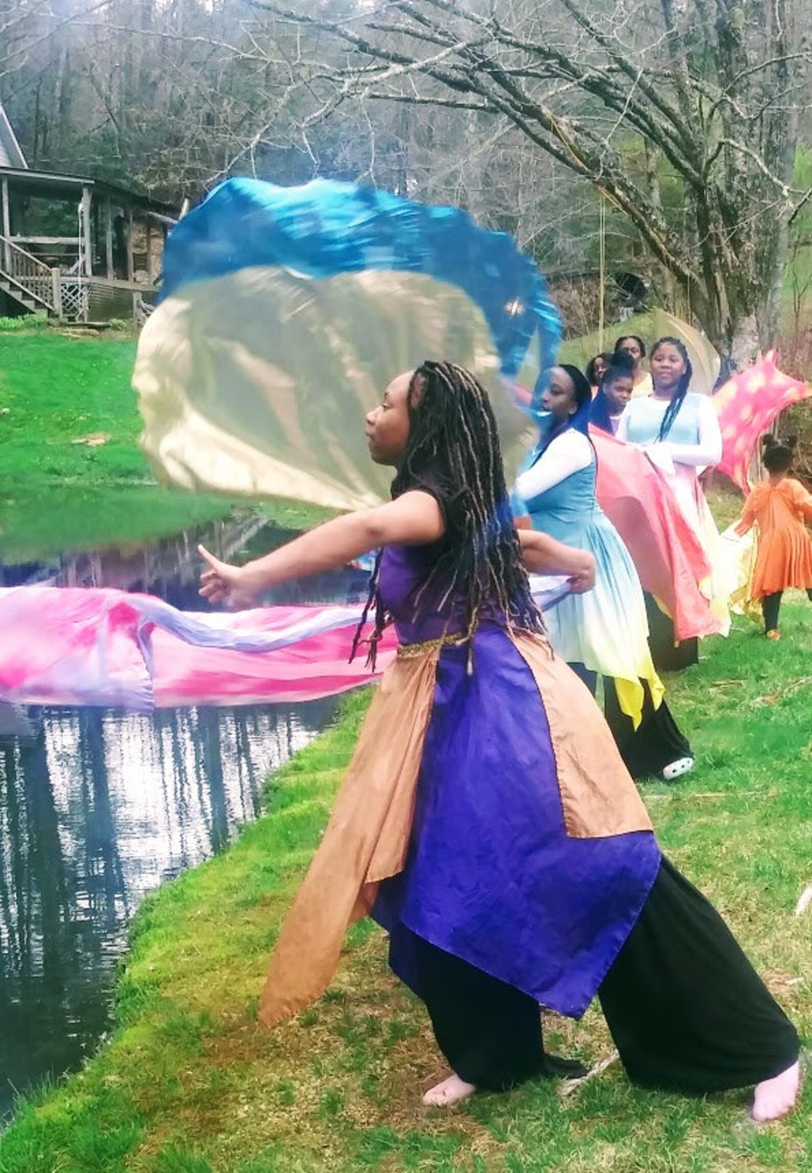 Praise Dance Overlay Waring in Royalty Overlay Dance | Etsy